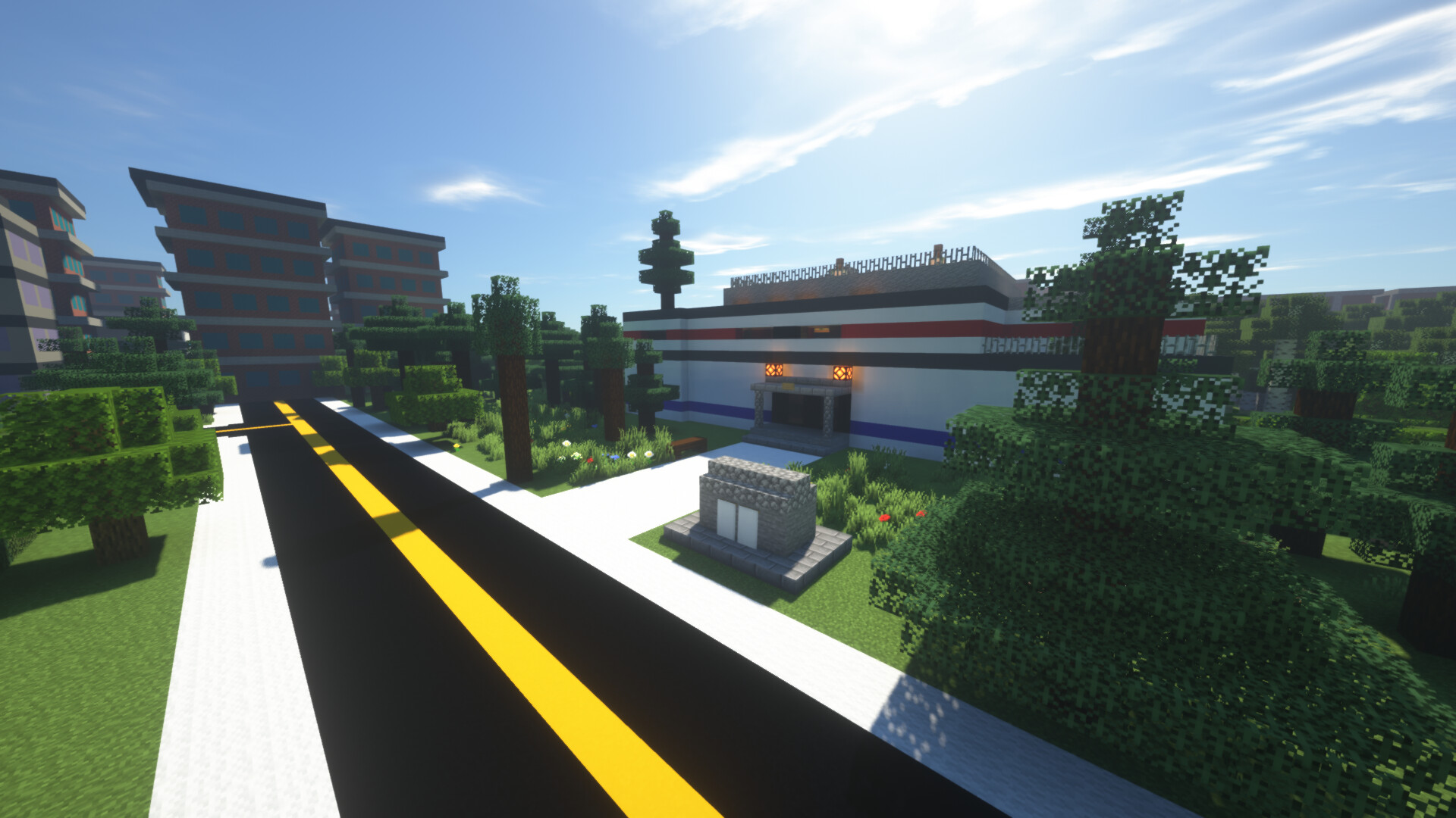 ROBLOX PIGGY INTERCITY Minecraft Map! Minecraft Map