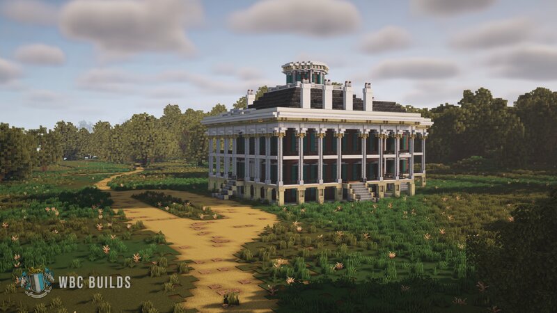 Windsor Mansion Ruins - Ruined Plantation Mansion Minecraft Map