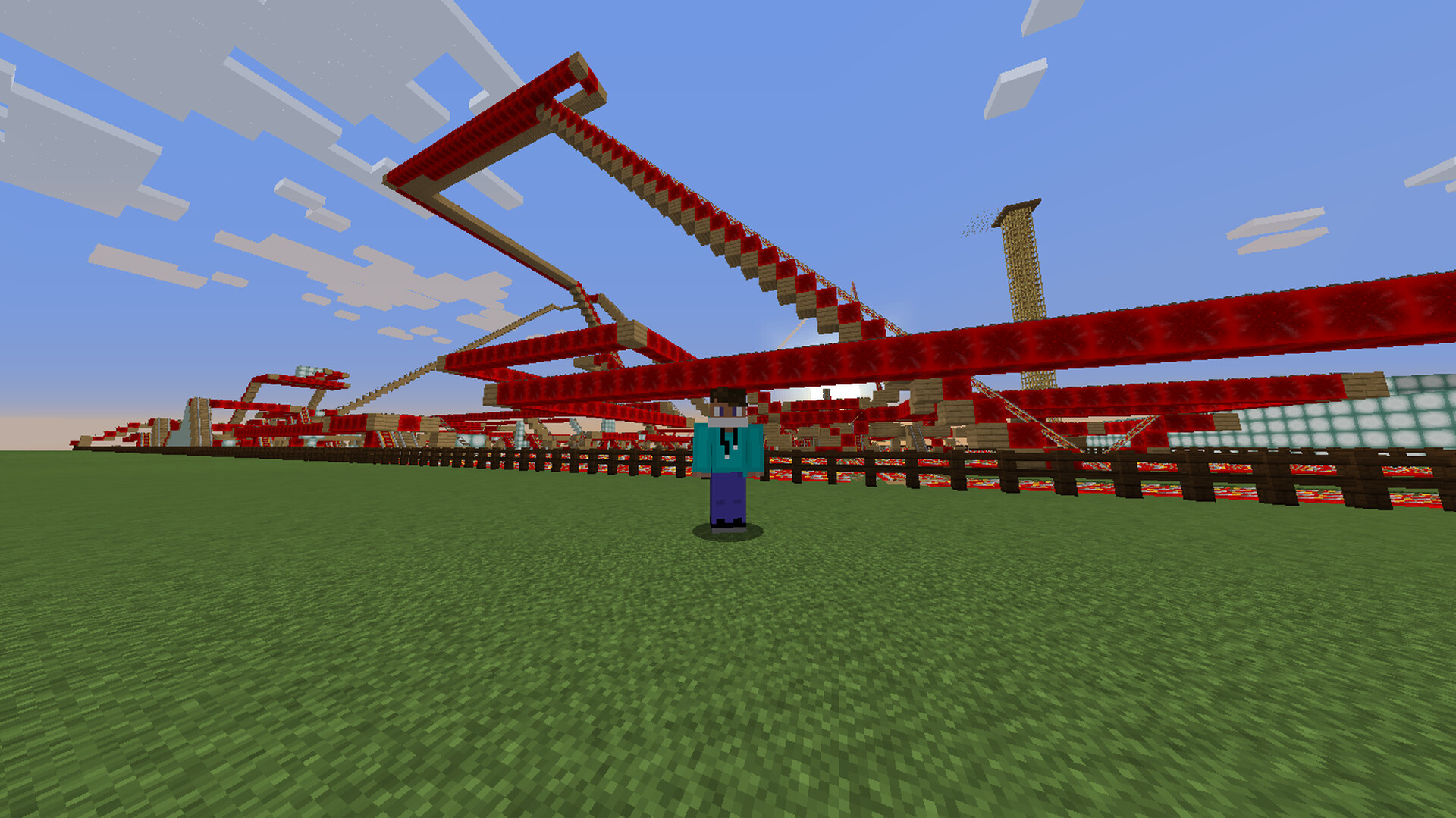 Coastertown I - A crazy roller coaster! Minecraft Map
