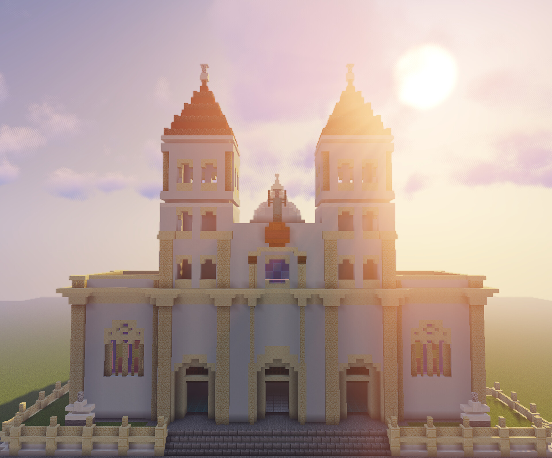 Catedral Basílica Reina de la Paz, San Miguel, El Salvador Minecraft Map