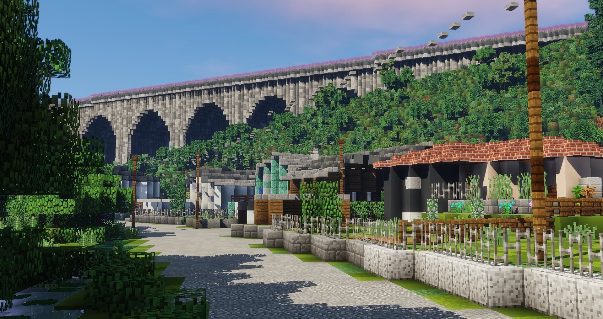 Austrian Western-Highway 1:1 scale in minecraft! Alps BTE Minecraft Map