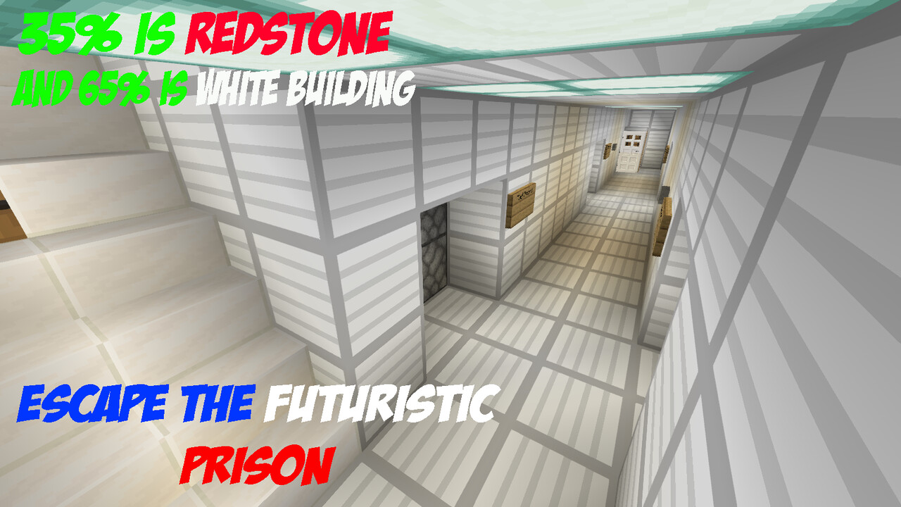 Escaping the Futuristic Prison (Chapter 1: Escape) Minecraft Map