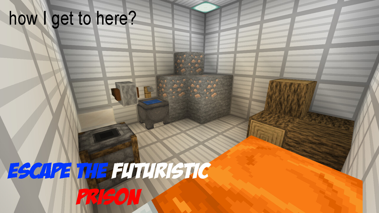 Escaping the Futuristic Prison (Chapter 1: Escape) Minecraft Map