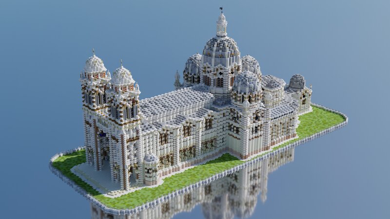 Cathédrale La Major - Marseille 1:1 scale Minecraft Map
