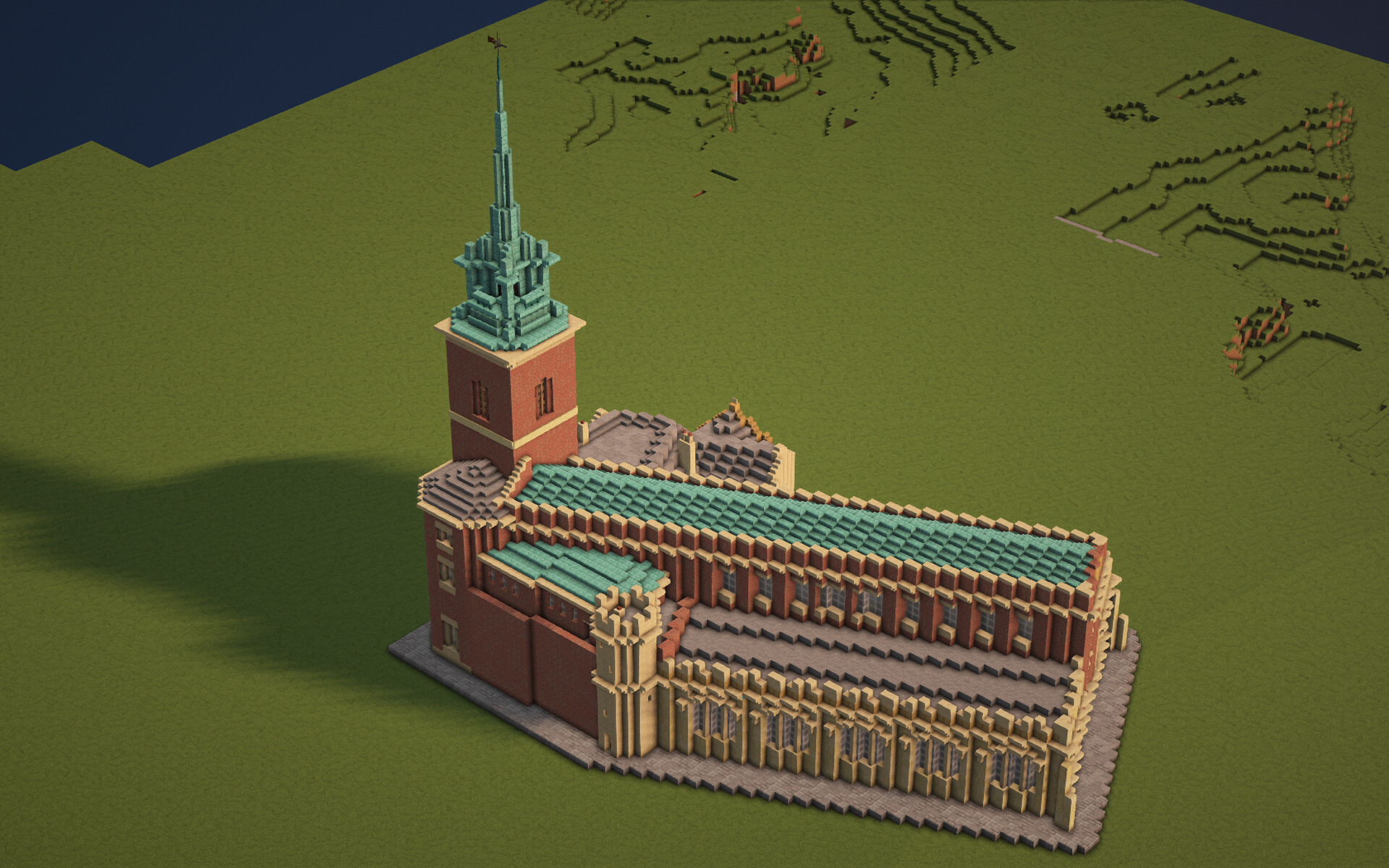 All Hallows-by-the-Tower, London Minecraft Map