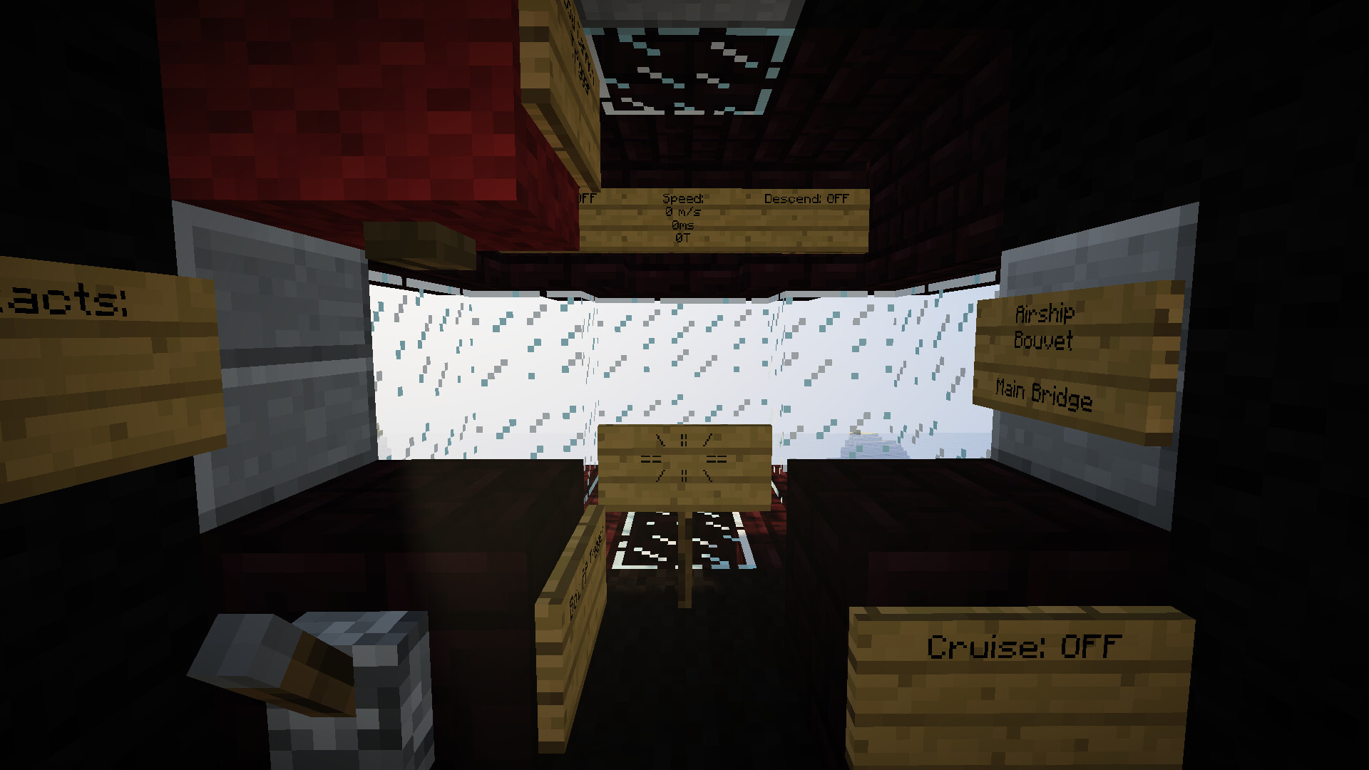 Movecraft Air Battleship - Bouvet Minecraft Map