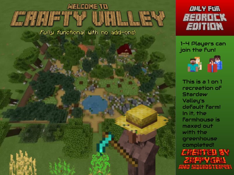 Crafty Valley Minecraft Map