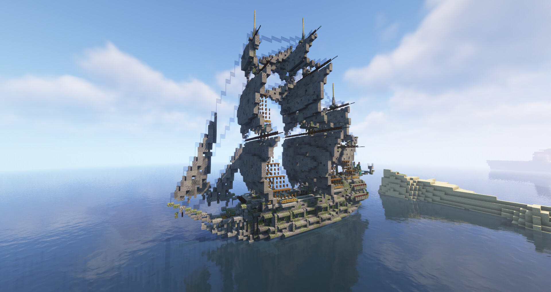 Flying Dutchman Galleon (Schematic) Minecraft Map
