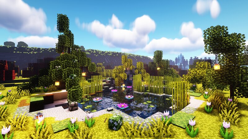 How to build a Pond Minecraft Map