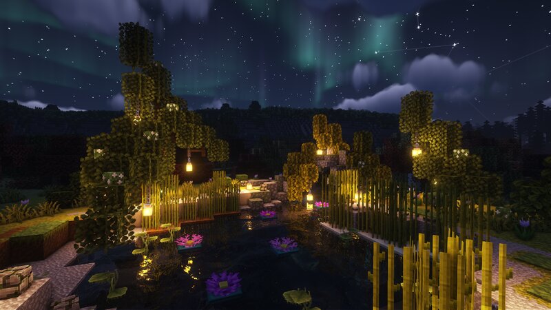 How to build a Pond Minecraft Map