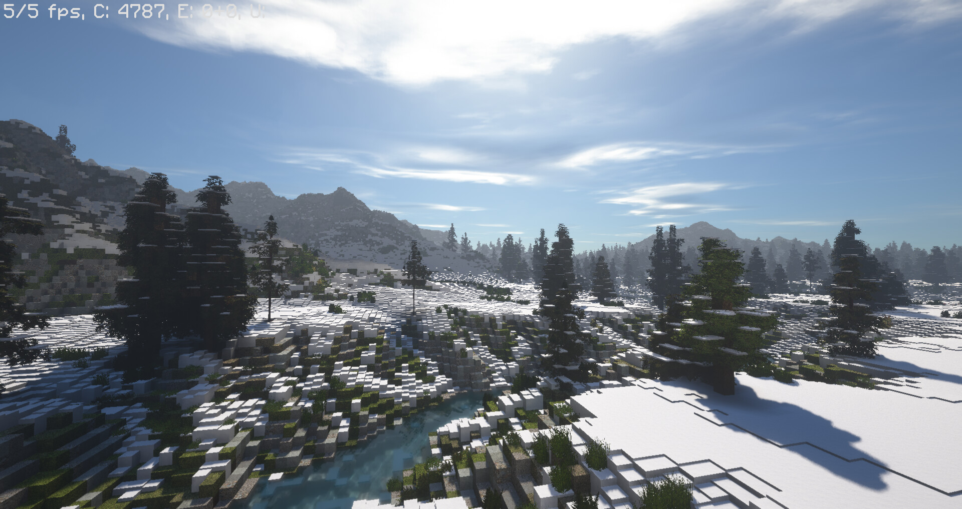 Winter Taiga (2K x 2K) Minecraft Map