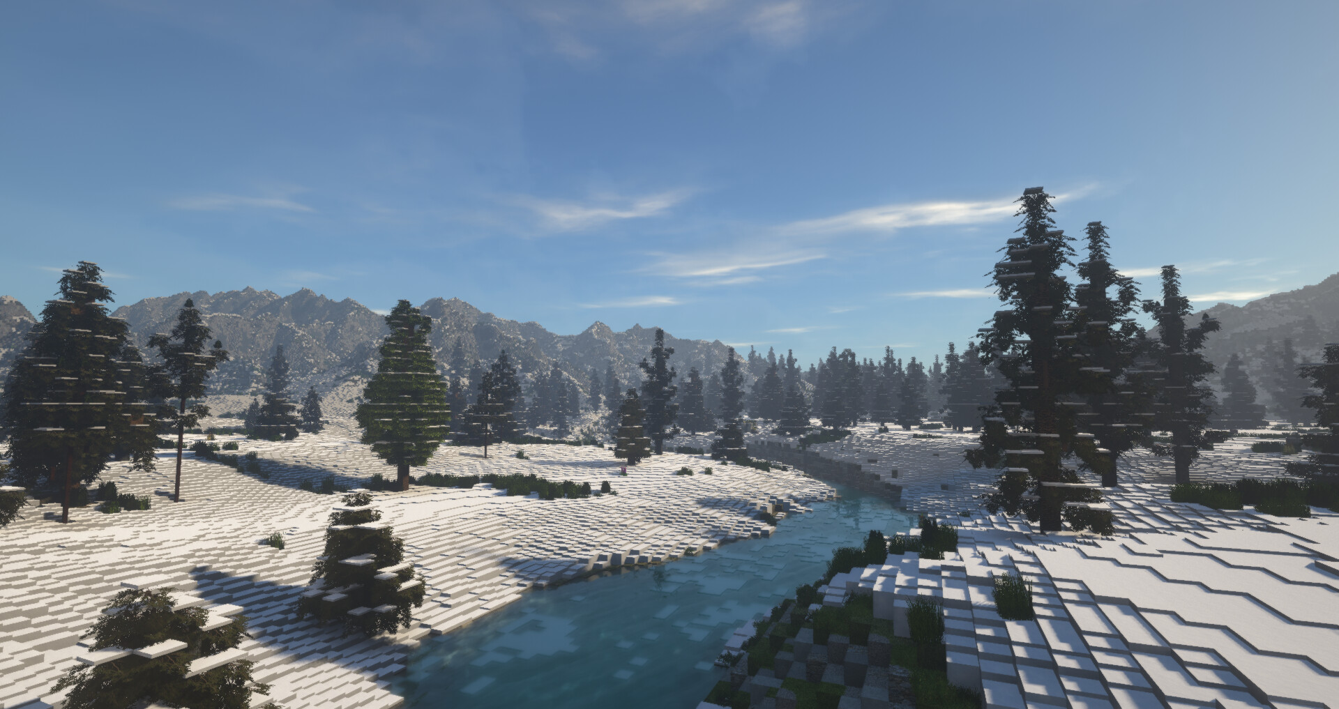 Winter Taiga (2K x 2K) Minecraft Map