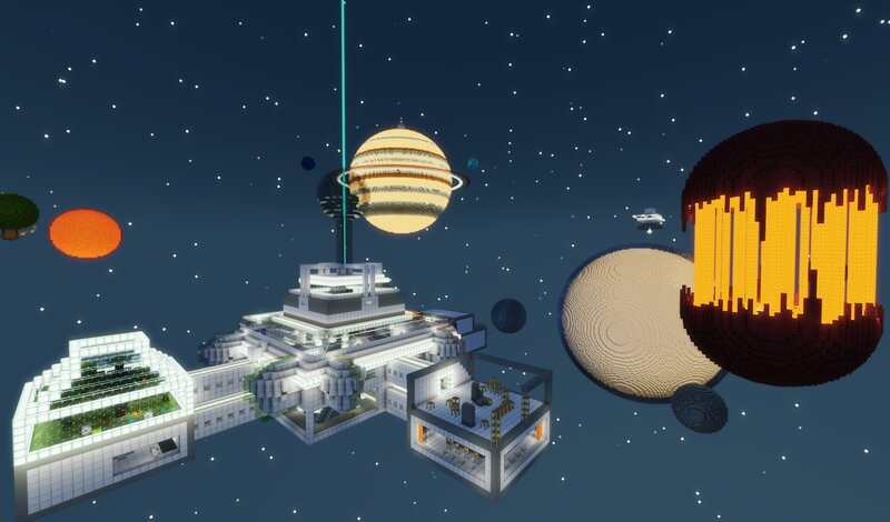 Outer Space Hunt Minecraft Map