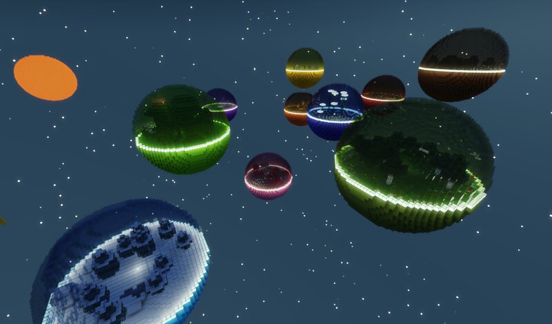 Outer Space Hunt Minecraft Map