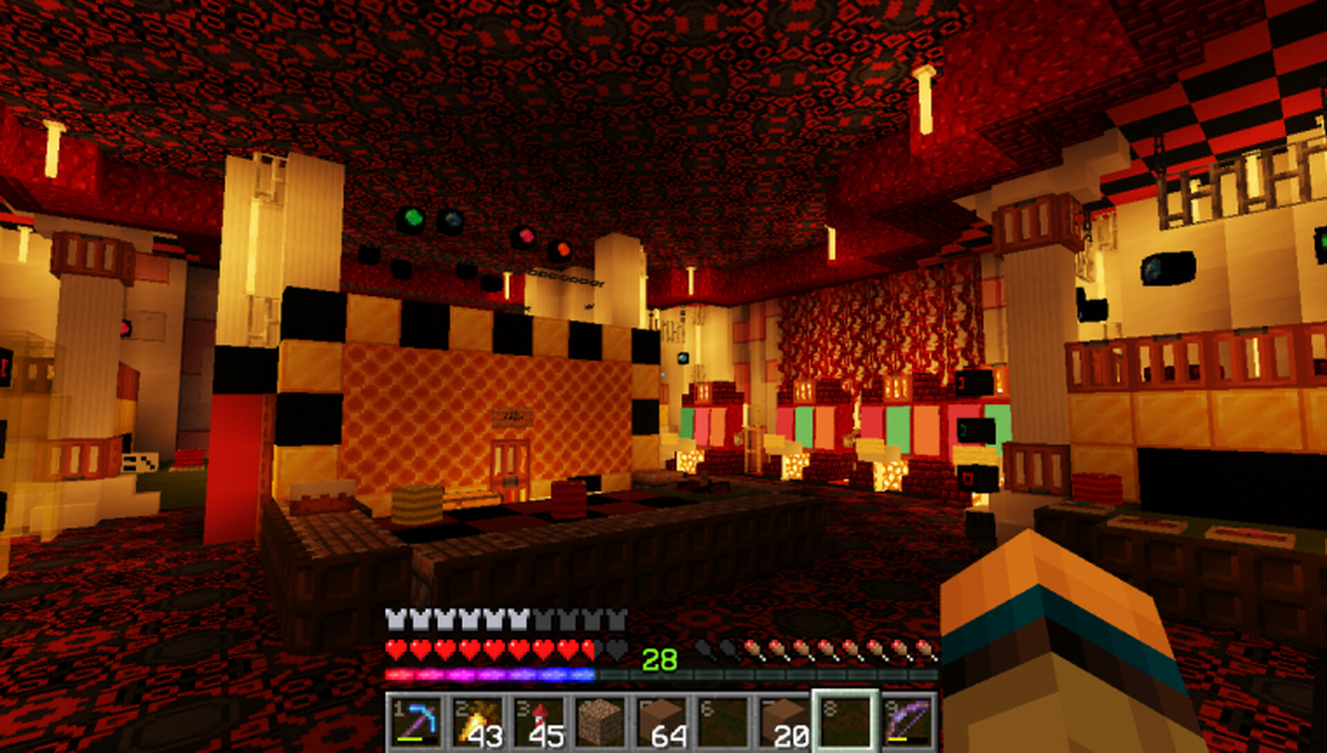 Casino Interiors - Red Color Theme Minecraft Map