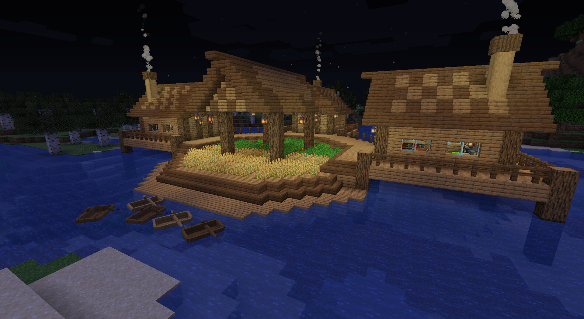 Lake house Minecraft Map