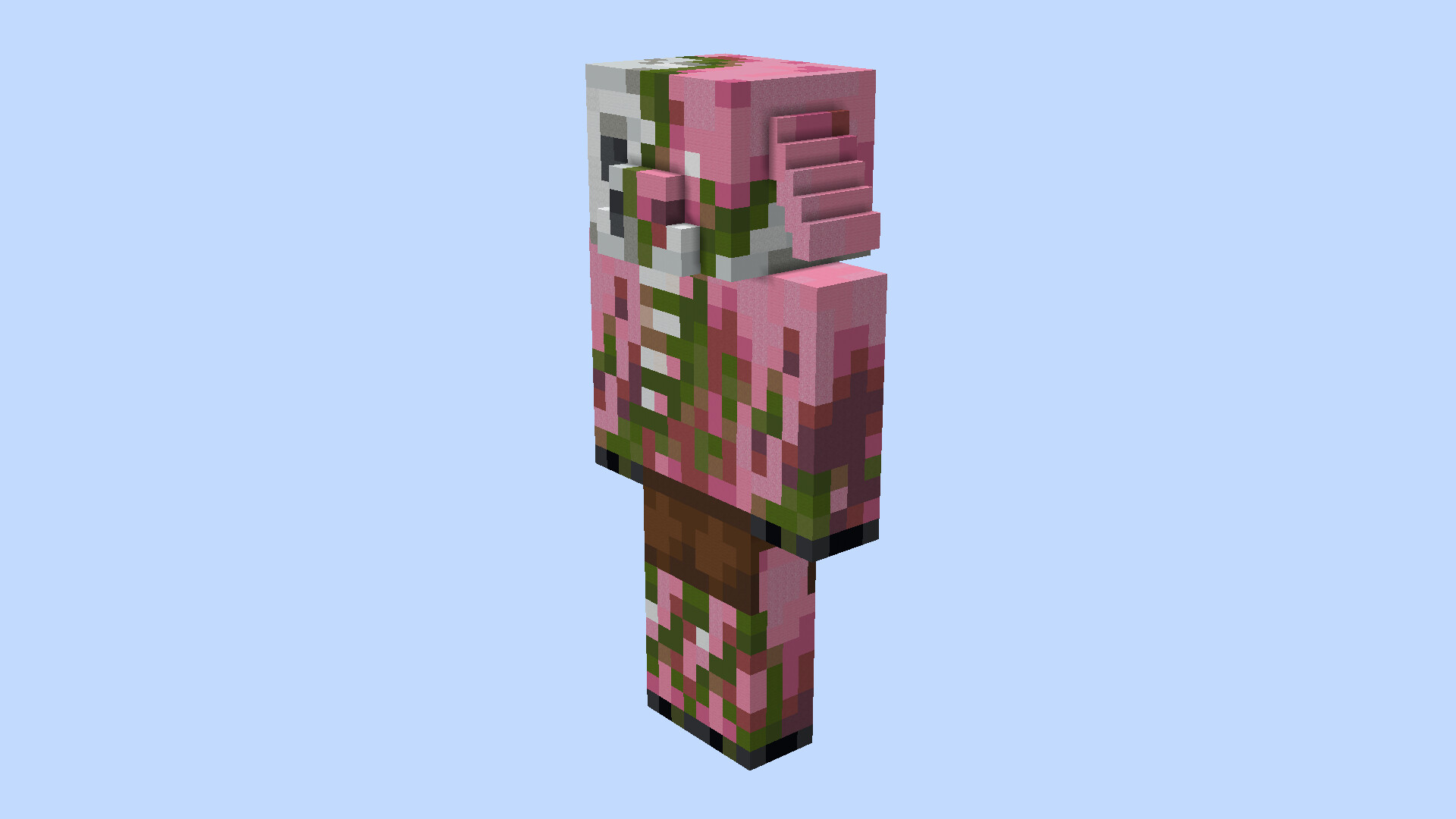 Zombified Piglin Mob Statues Minecraft Map