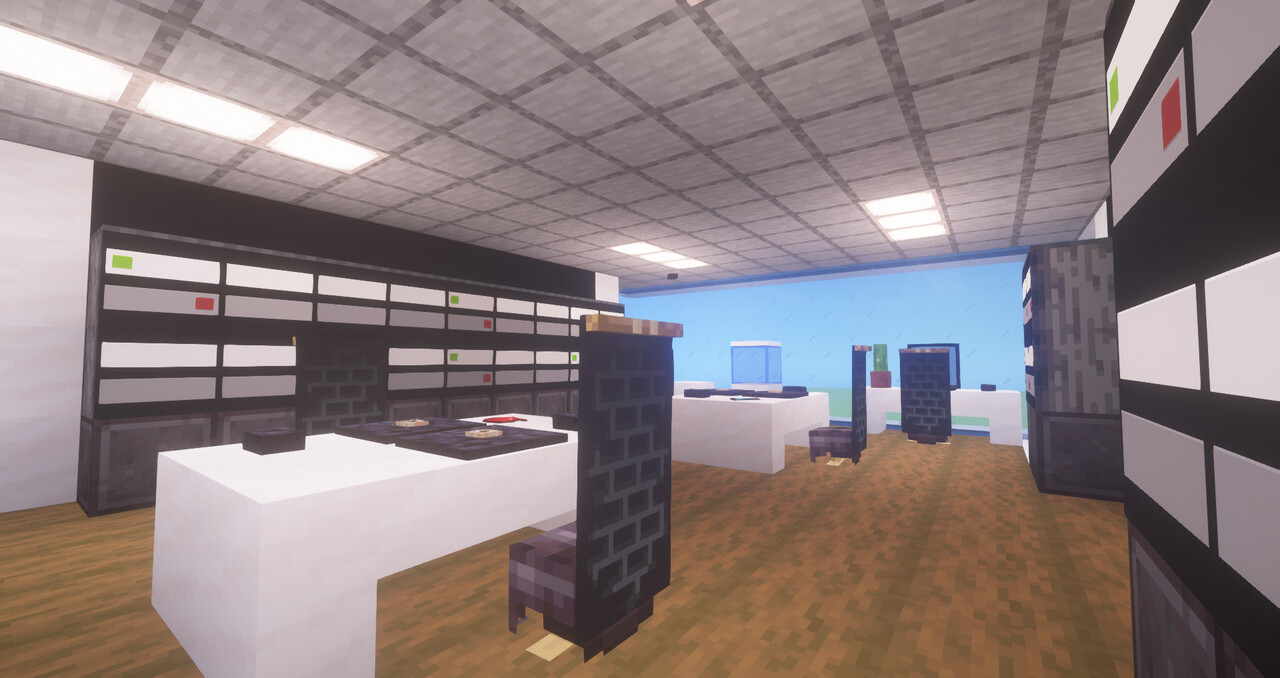 TV company headquarters(with interior) Minecraft Map