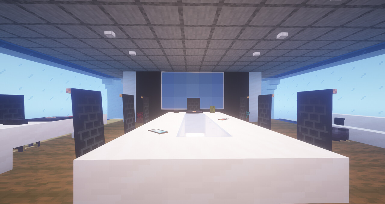 TV company headquarters(with interior) Minecraft Map