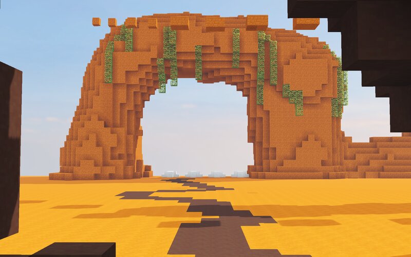 Sahara Lobby Map Size 75x75 Minecraft Map