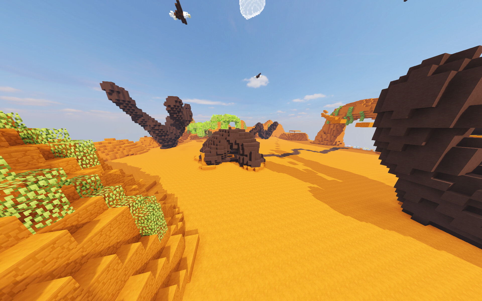 Sahara Lobby Map Size 75x75 Minecraft Map