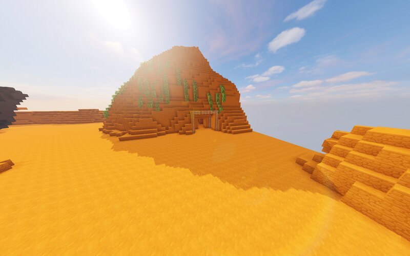 Sahara Lobby Map Size 75x75 Minecraft Map