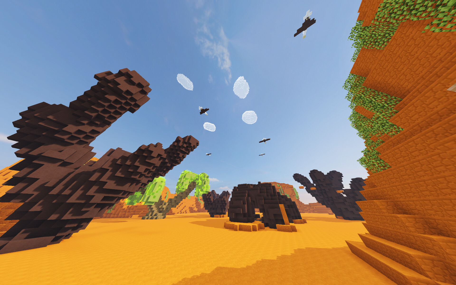 Sahara Lobby Map Size 75x75 Minecraft Map