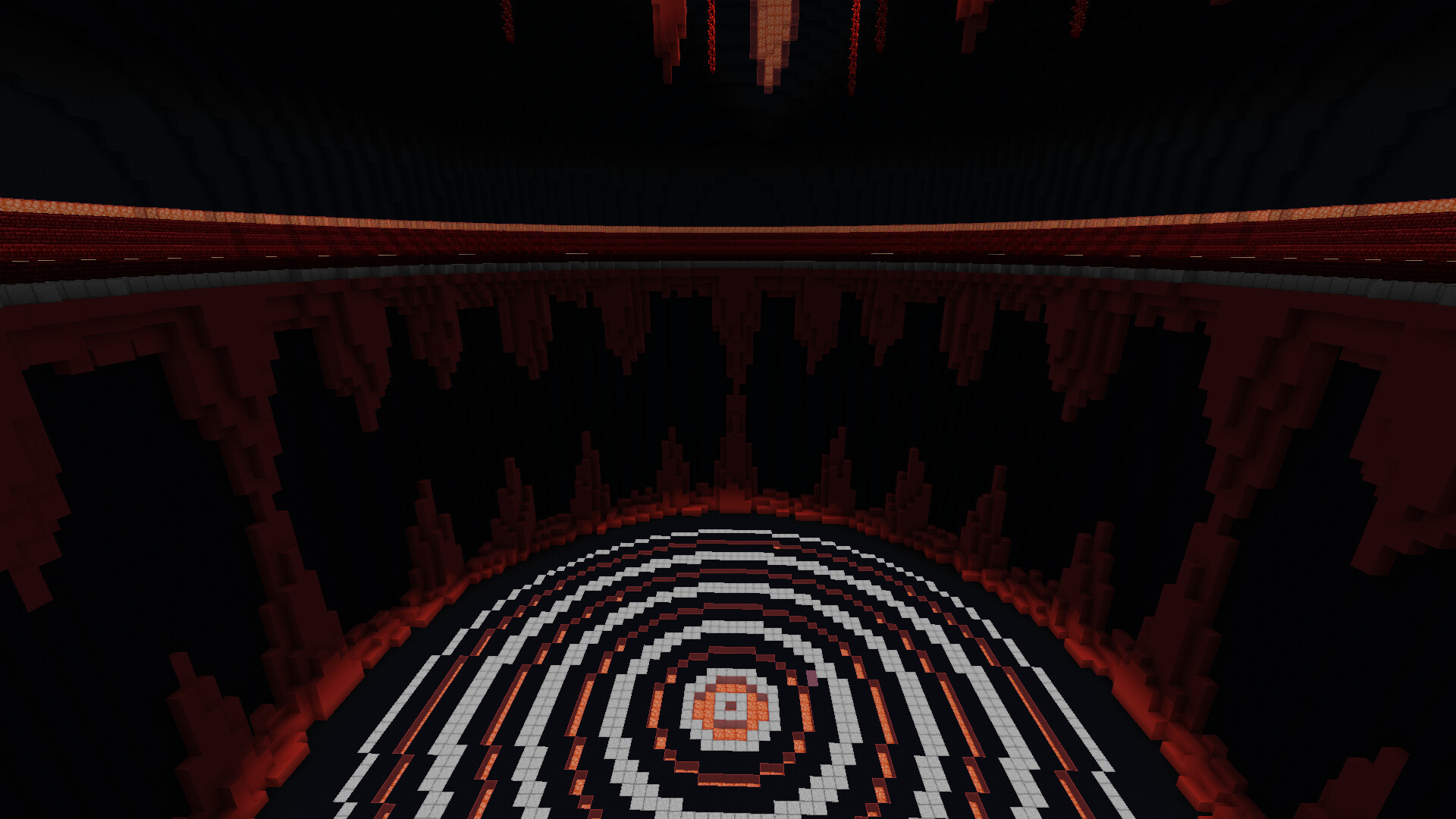 Blood/Cave themed PVP Arena Minecraft Map