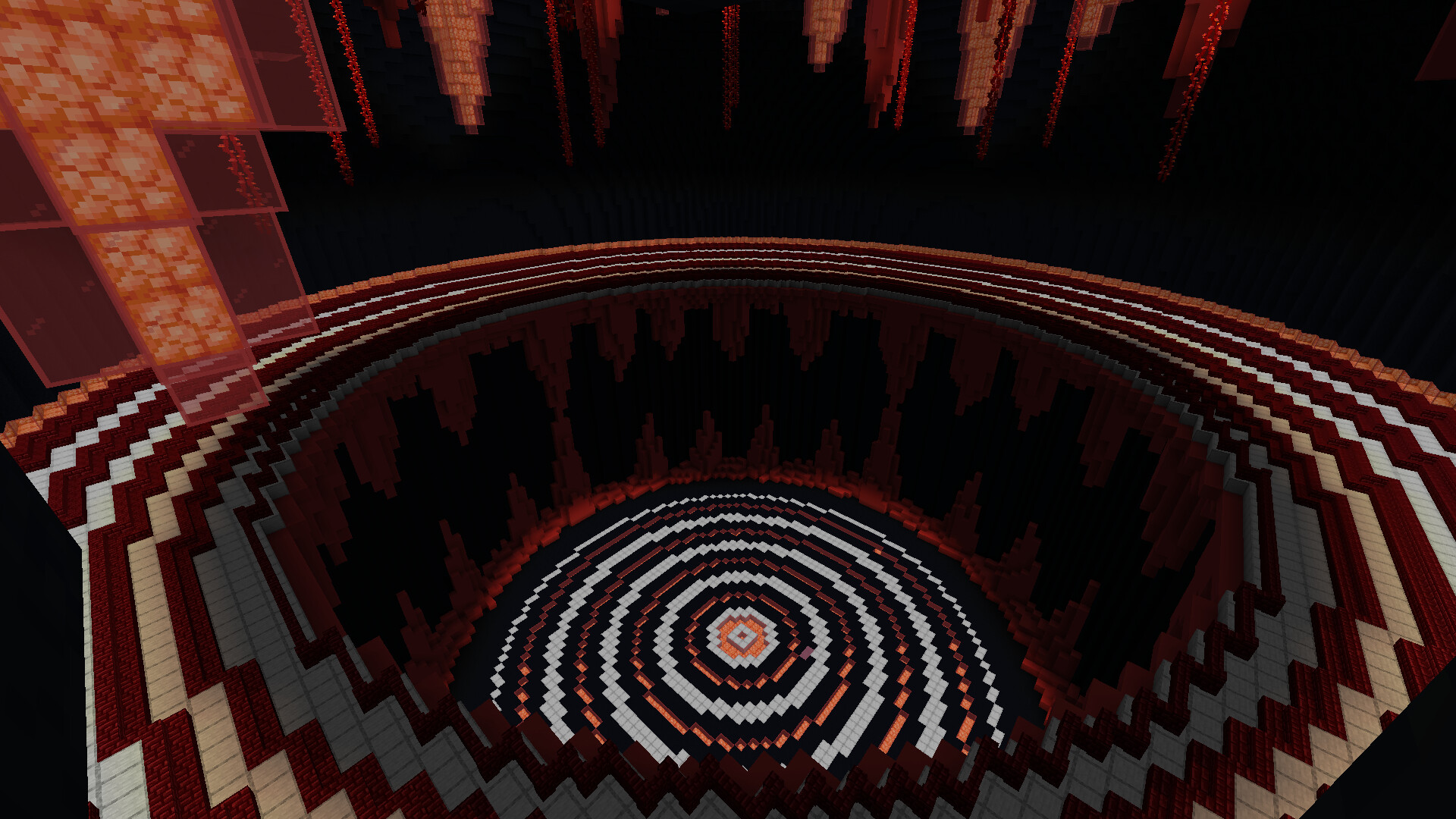 Blood/Cave themed PVP Arena Minecraft Map