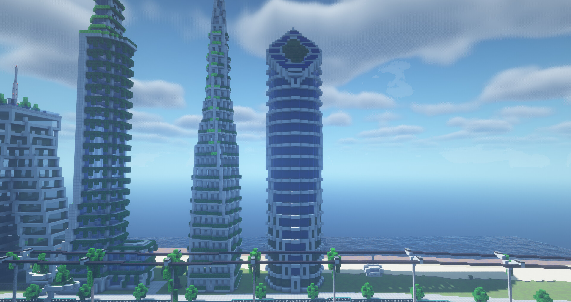 Futuristic Skyscrapers Minecraft Map