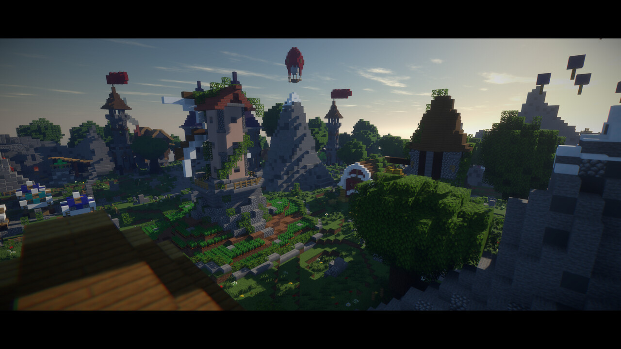 Epic Profesional Flying Island Environnement Build Map (hub/lobby/map ...