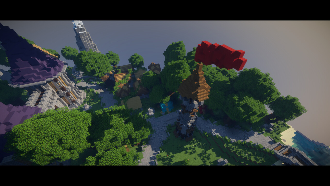 Epic Profesional Flying Island Environnement Build Map (hub/lobby/map ...