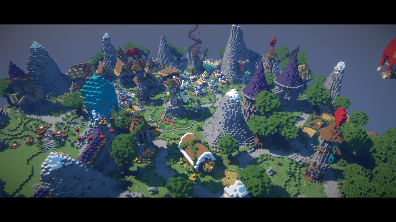 Epic Profesional Flying Island Environnement Build Map (hub/lobby/map ...