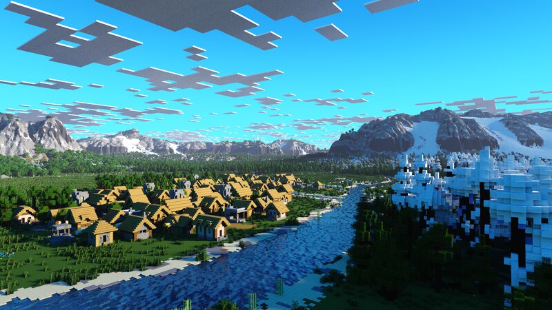 Kratbergen - An Alpine Map (4k, Download, 1.12 & 1.16+, Java & Bedrock ...