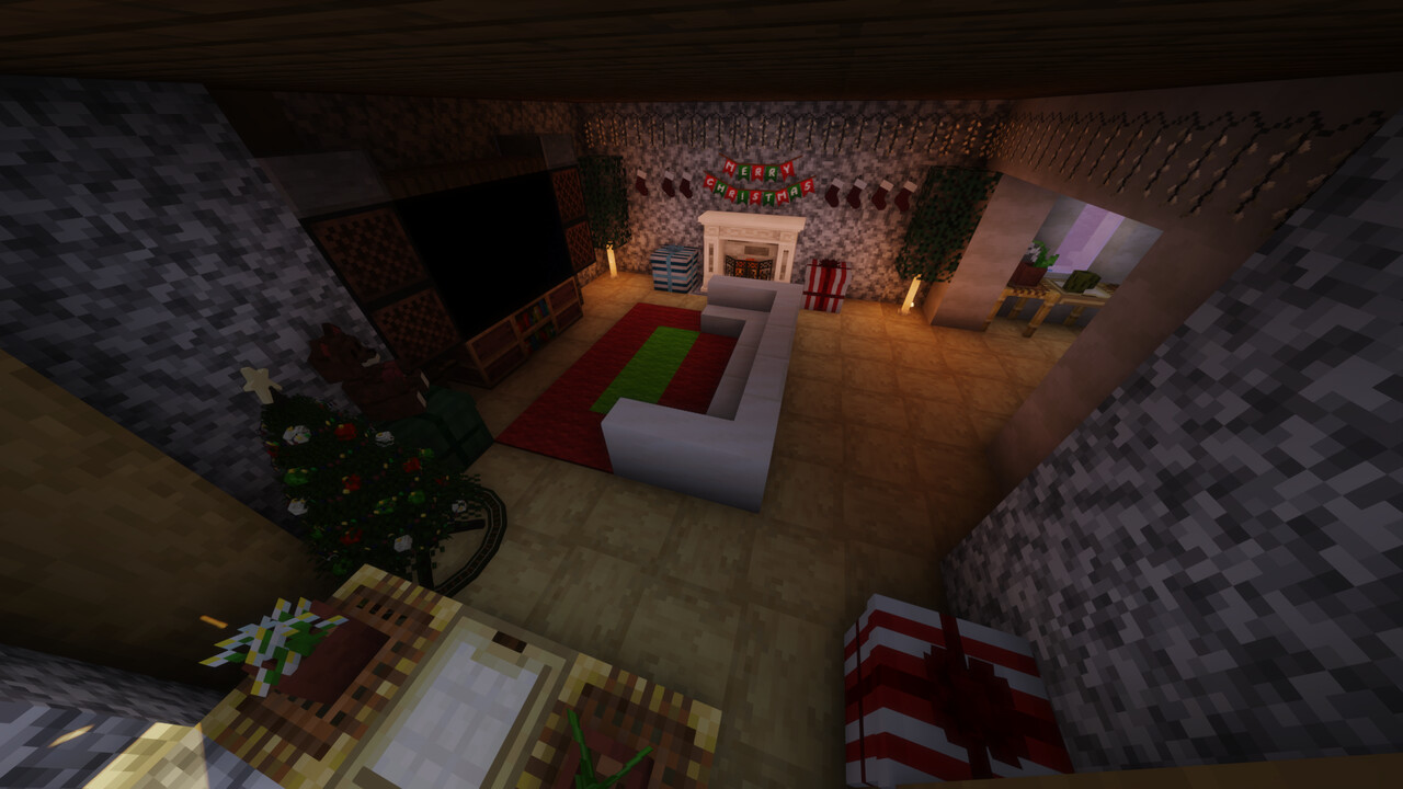 Christmas House Decoration - Modern Style Minecraft Map