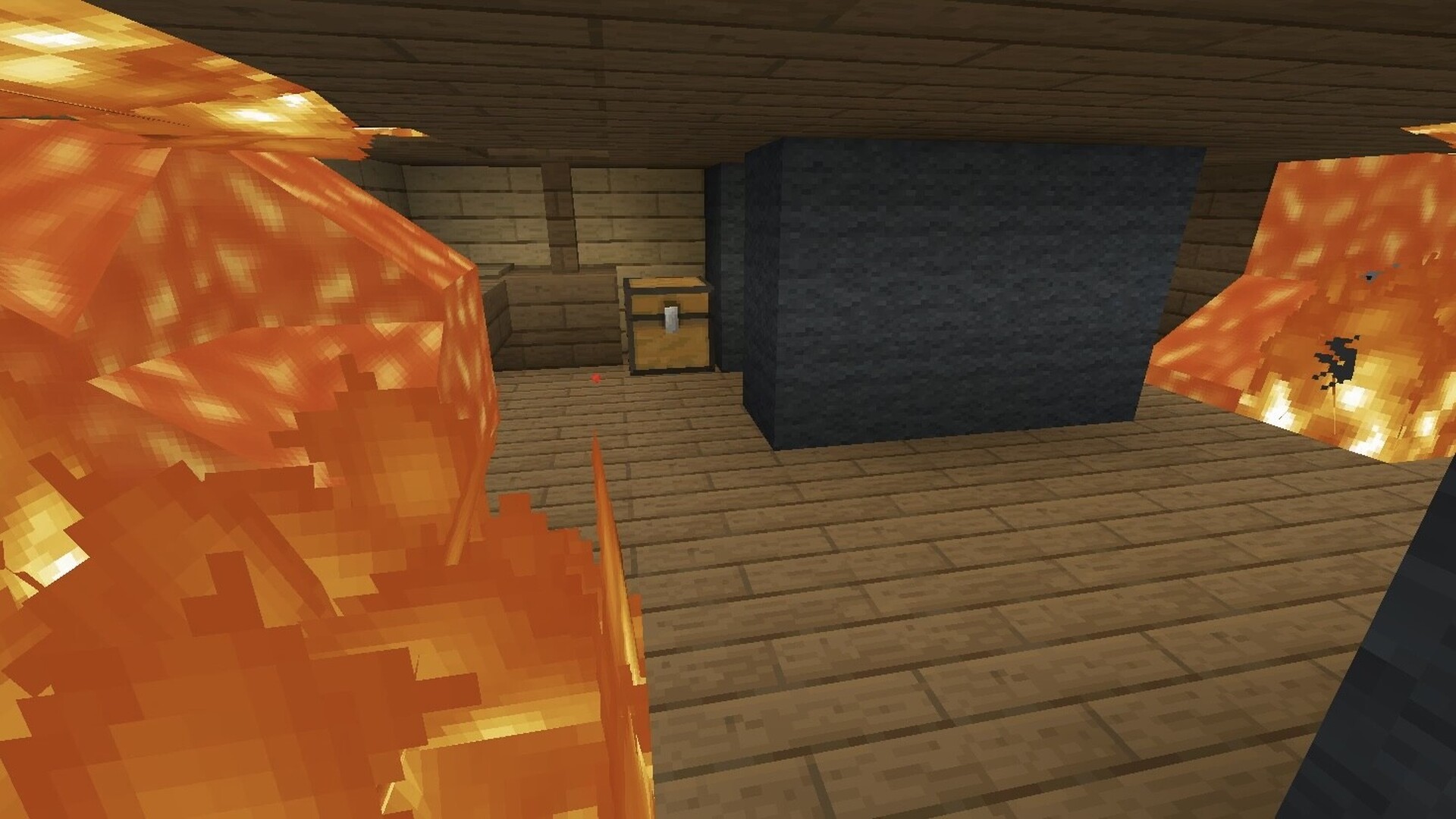 Burning Building Minecraft Map