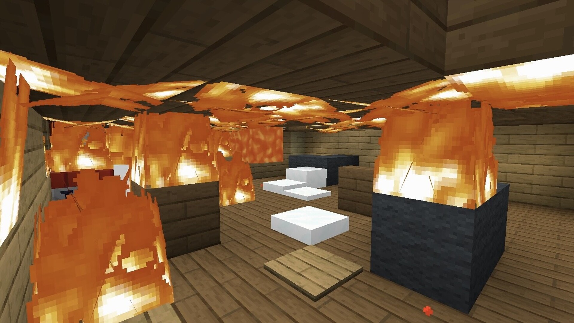 Burning Building Minecraft Map