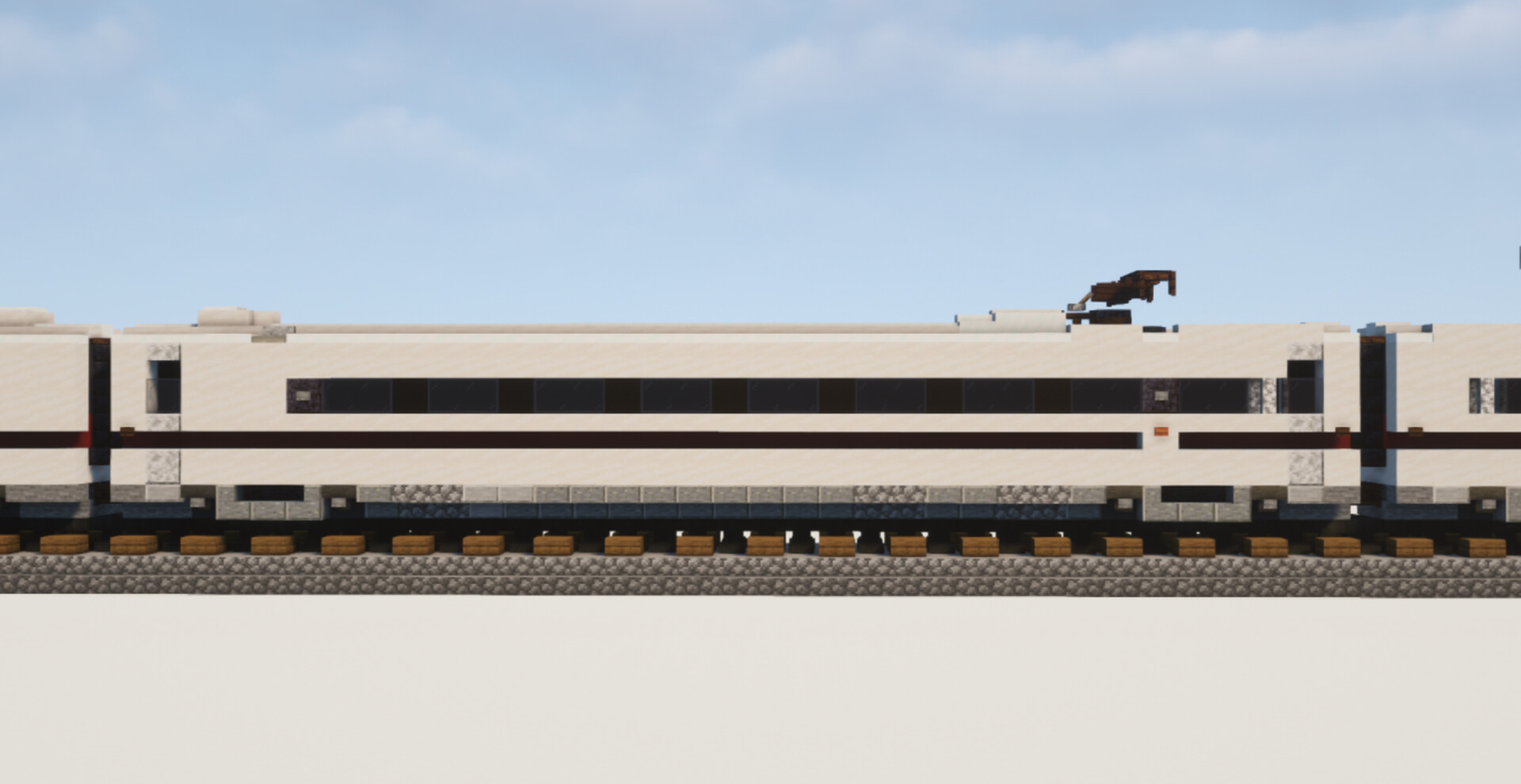 1.5:1 Scale Deutsche Bahn ICE 3 High Speed EMU Train Minecraft Map