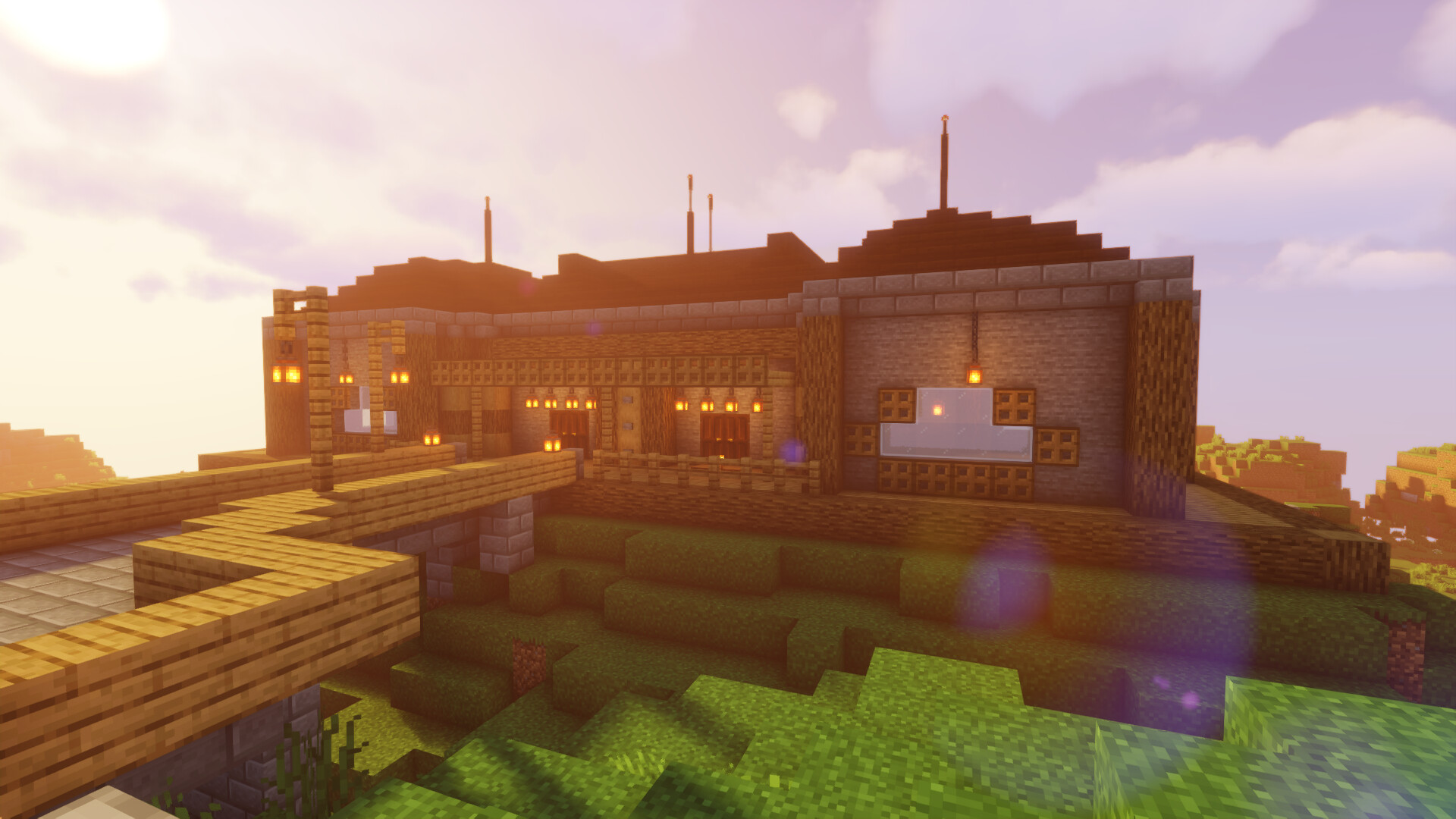 Red Leaf Town Minecraft Map