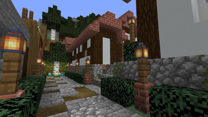 Red Leaf Town Minecraft Map