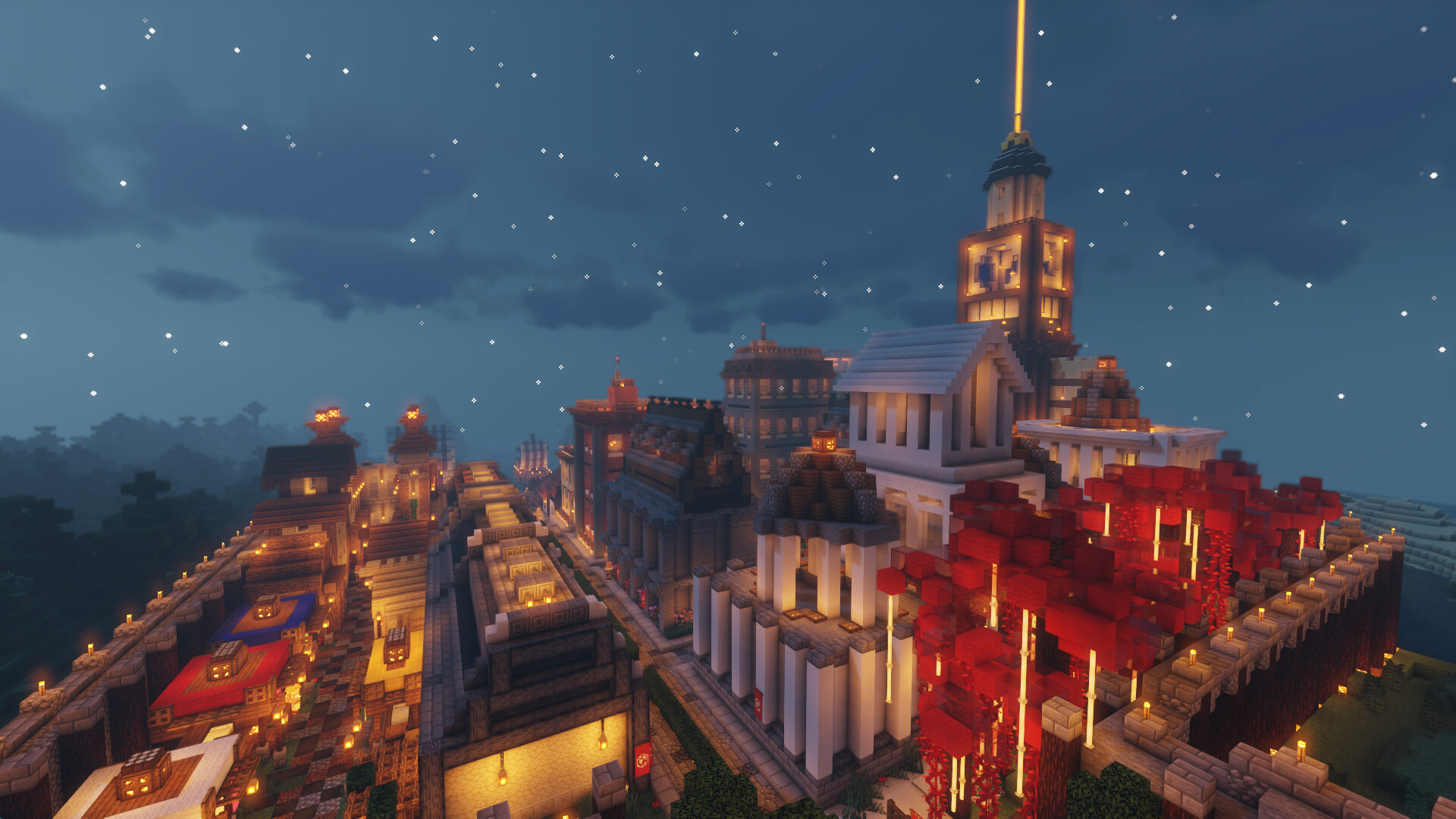 Red Leaf Town Minecraft Map