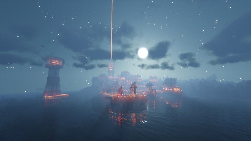 Red Leaf Town Minecraft Map