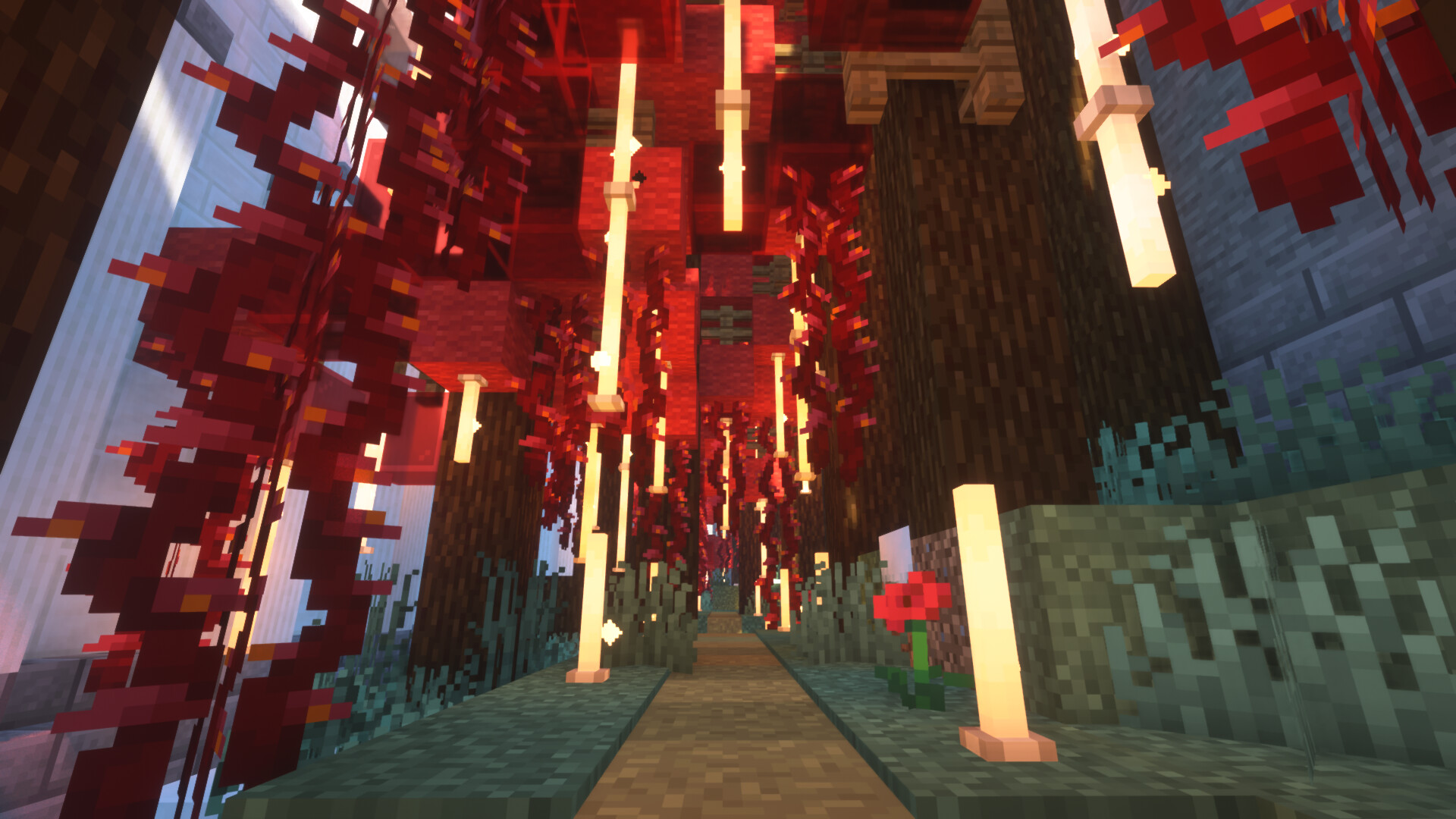 Red Leaf Town Minecraft Map