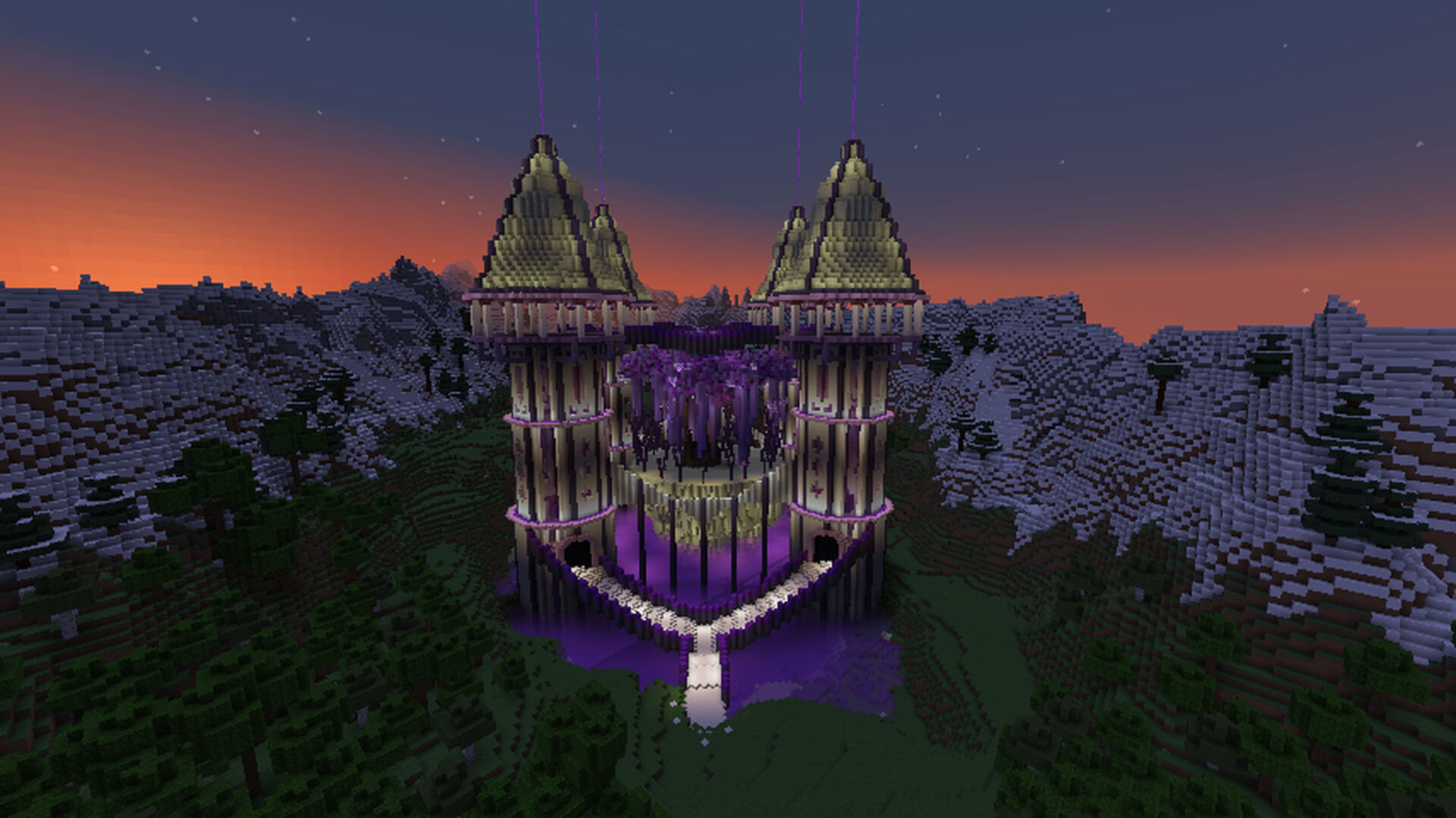 End Castle Rift Minecraft Map