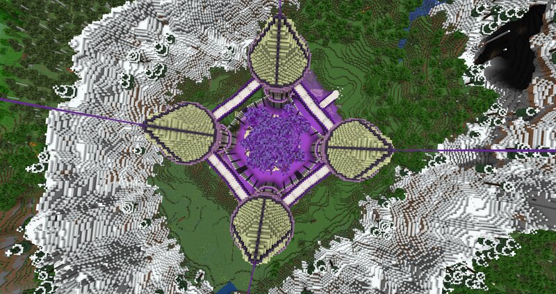 End Castle Rift Minecraft Map