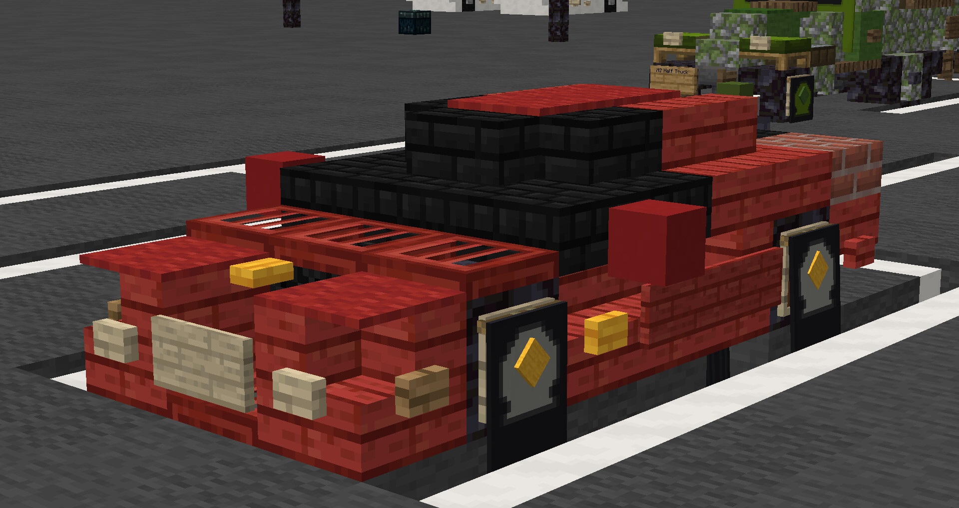 Ferrari Testarossa Minecraft Map