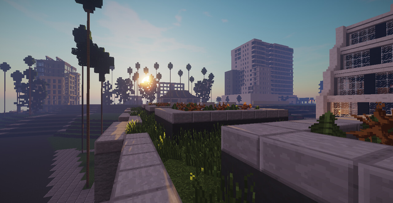 Minecraft Map - Los Angeles City (trailer) Minecraft Map