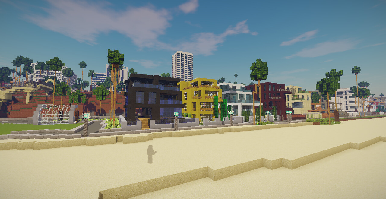 Minecraft Map - Los Angeles City (trailer) Minecraft Map