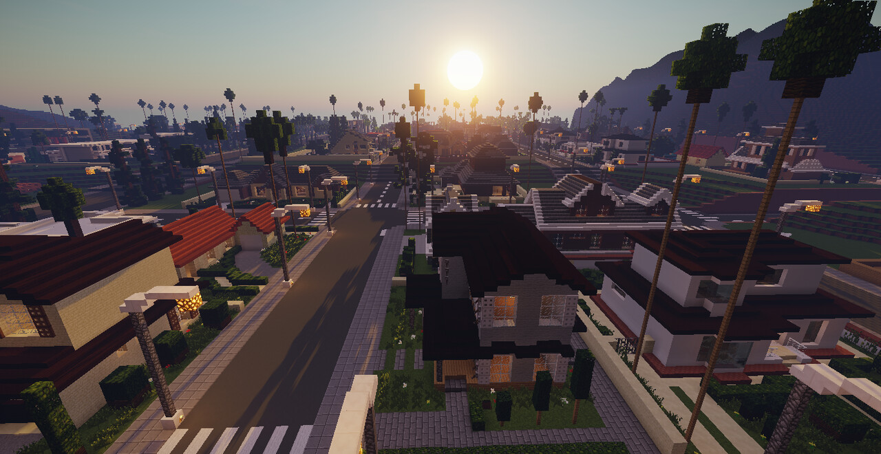 Minecraft Map - Los Angeles City (trailer) Minecraft Map