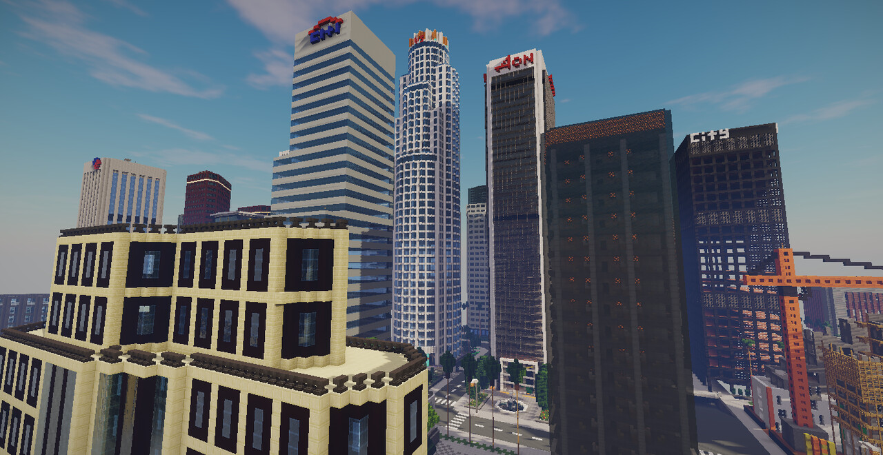 Minecraft Map - Los Angeles City (trailer) Minecraft Map